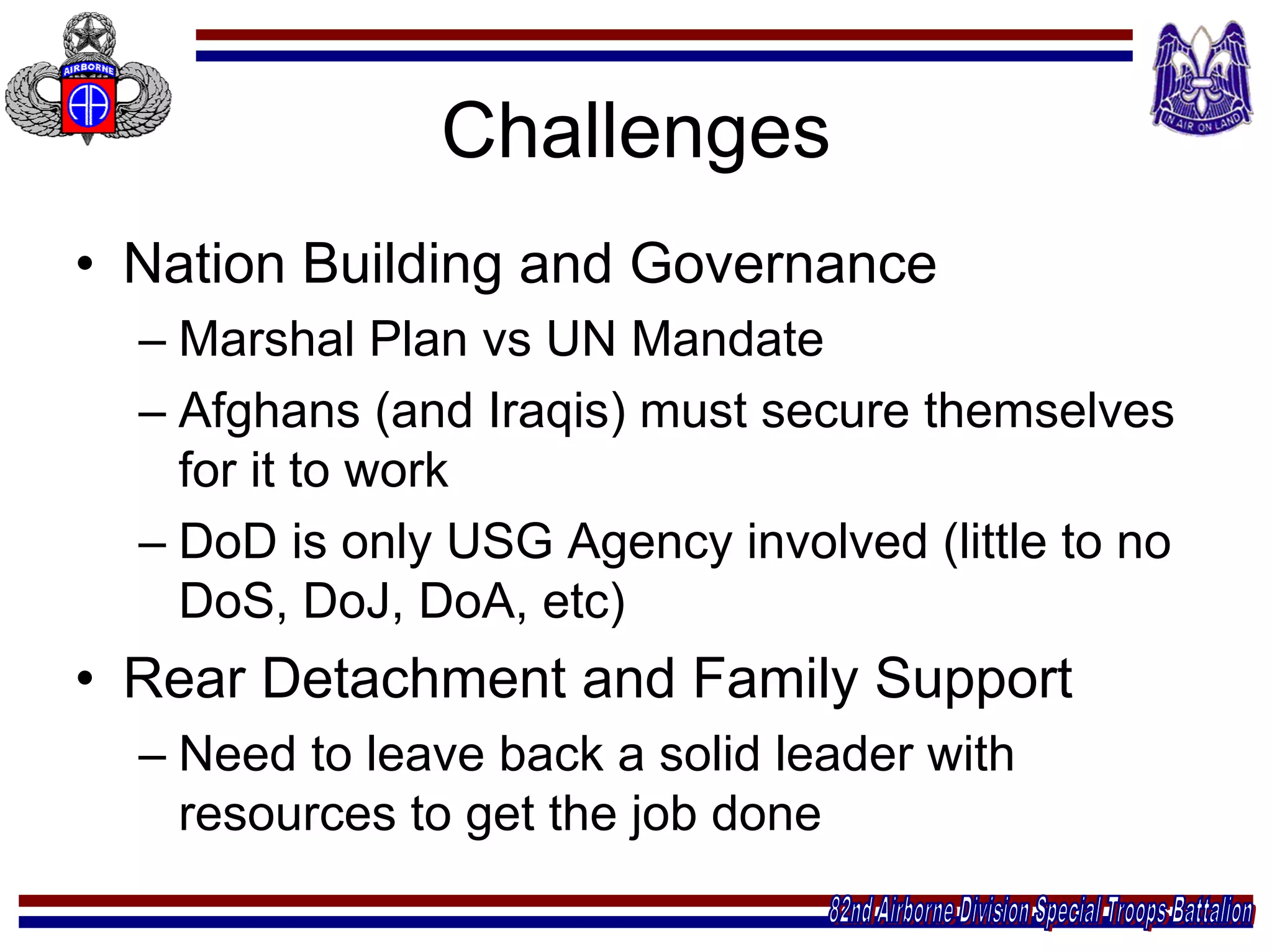 Us Army Transforming And Fighting Adaptive Leadership Lessons | PDF