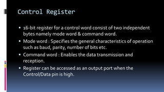 USART - 8251 / usart-8251A Pallav Shukla | PPSX