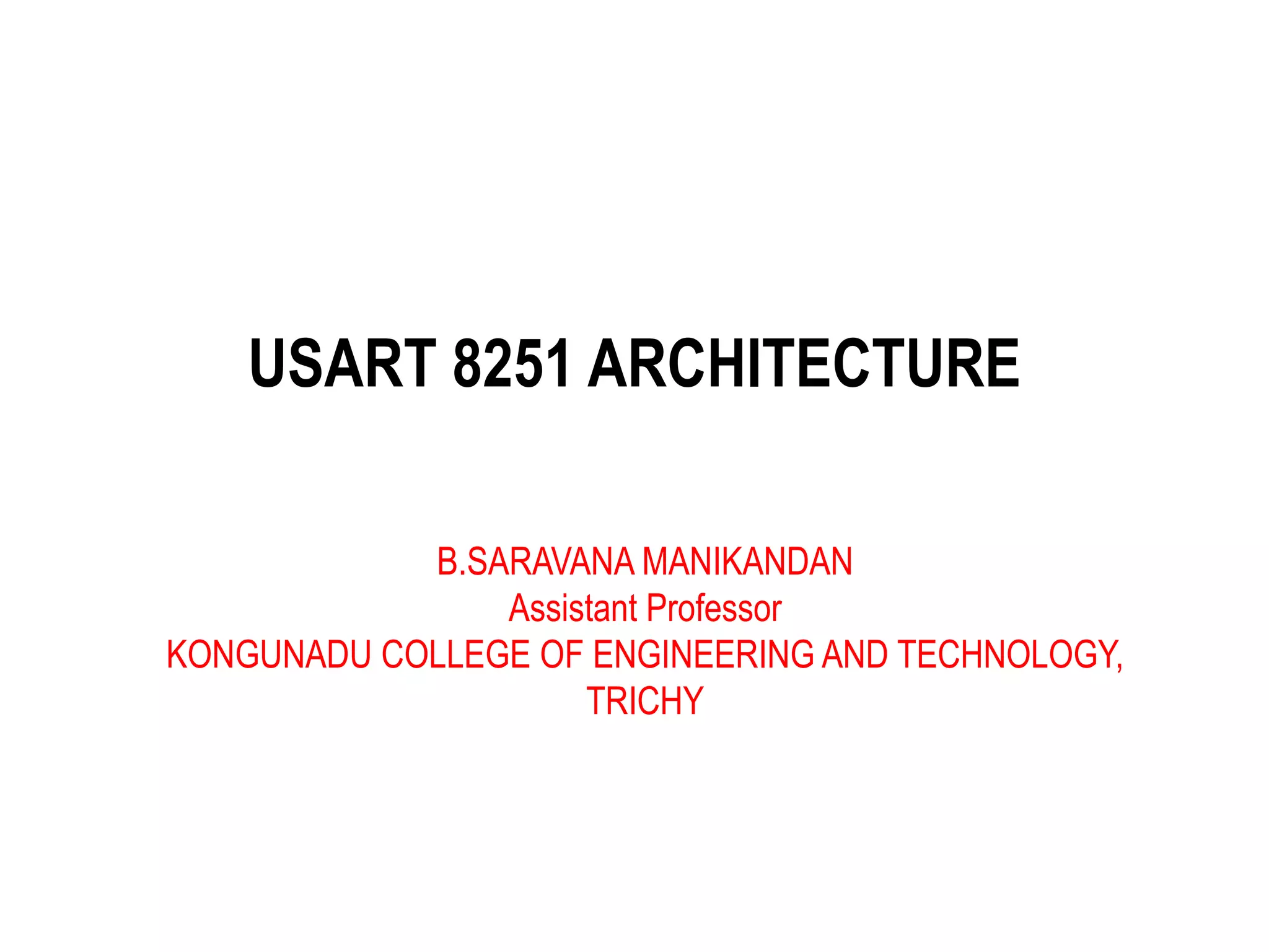 Usart 8251 | PPTX