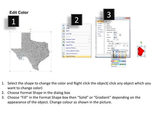 Usa texas state powerpoint county editable ppt maps and templates | PPTX