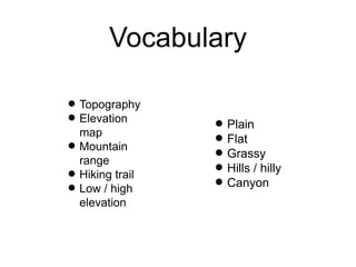 Usa topography | PPT