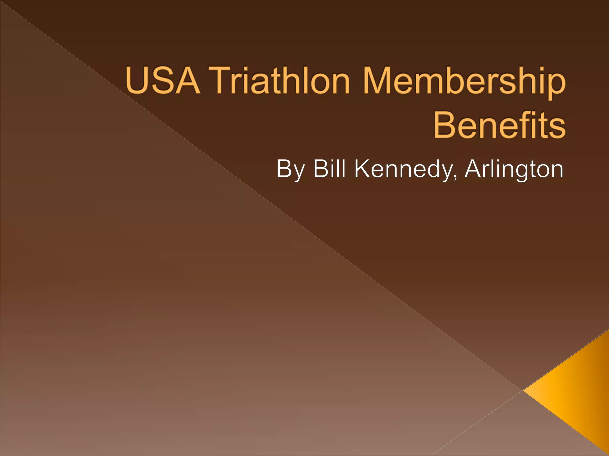 USA Triathlon Membership Benefits | PPT