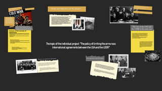 USA vs USSR Cold war animation presentation | PPTX