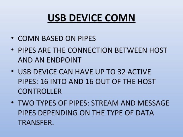 USB BASIC | PPT | Computer Networking | Computing