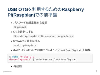 Raspberry PiのUSB OTGを試す | PDF