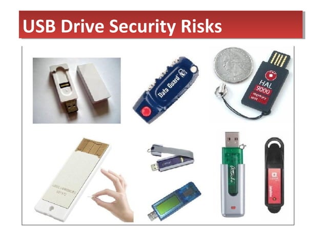 USB flash drive security | PPT | Data Storage and Warehousing | Computing