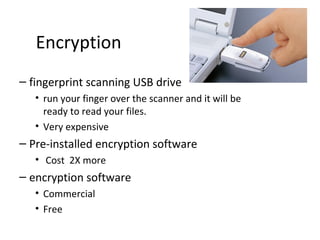 USB flash drive security | PPT