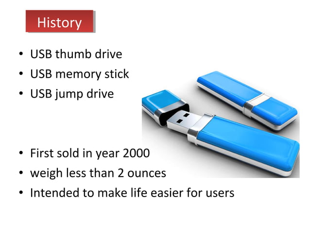 USB flash drive security | PPT | Data Storage and Warehousing | Computing