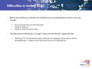 USB: Undermining Security Barriers | PPT