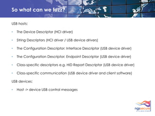 USB: Undermining Security Barriers | PPT
