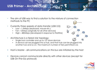 USB: Undermining Security Barriers | PPT