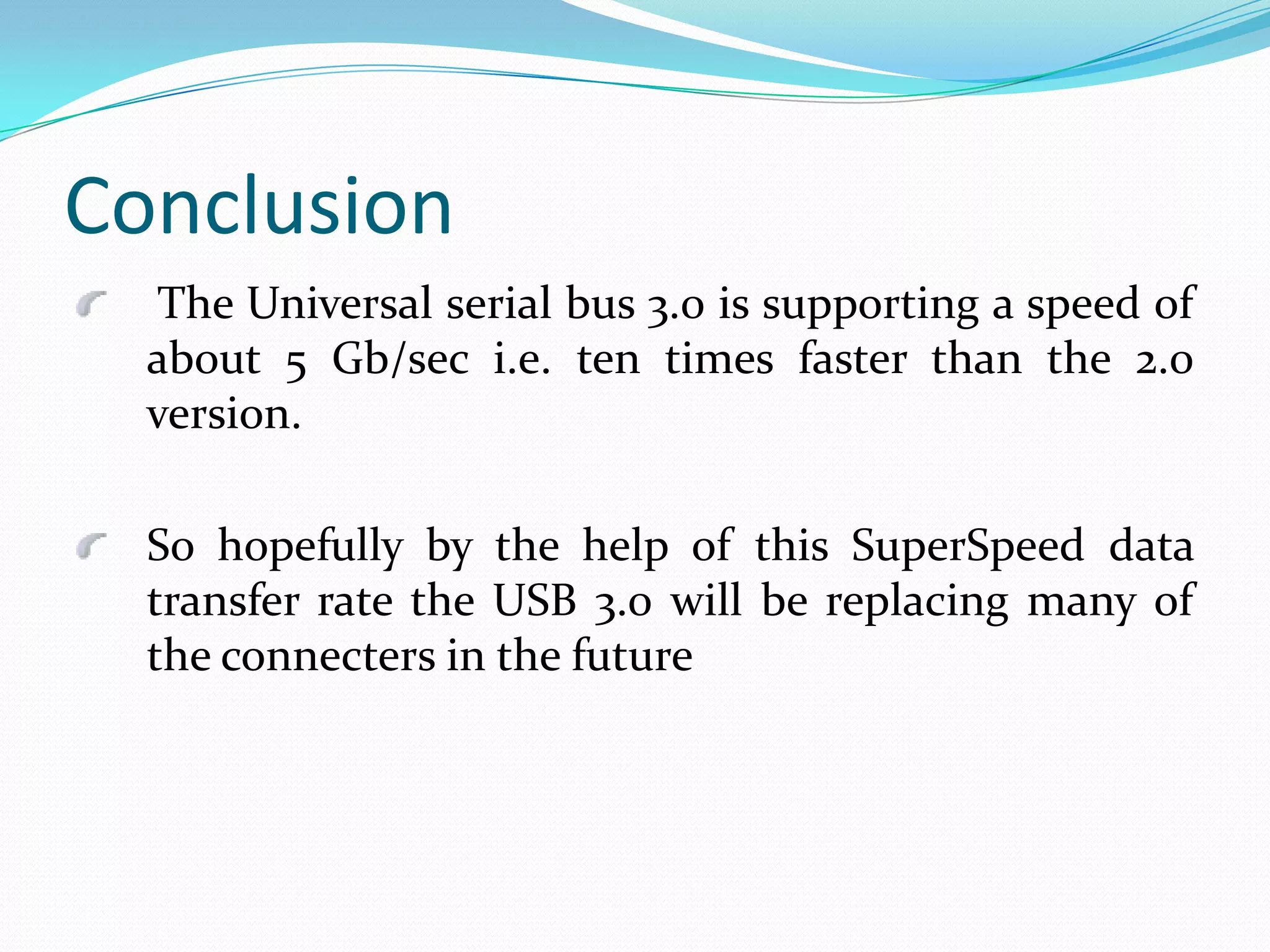Usb universal serial bus | PPTX
