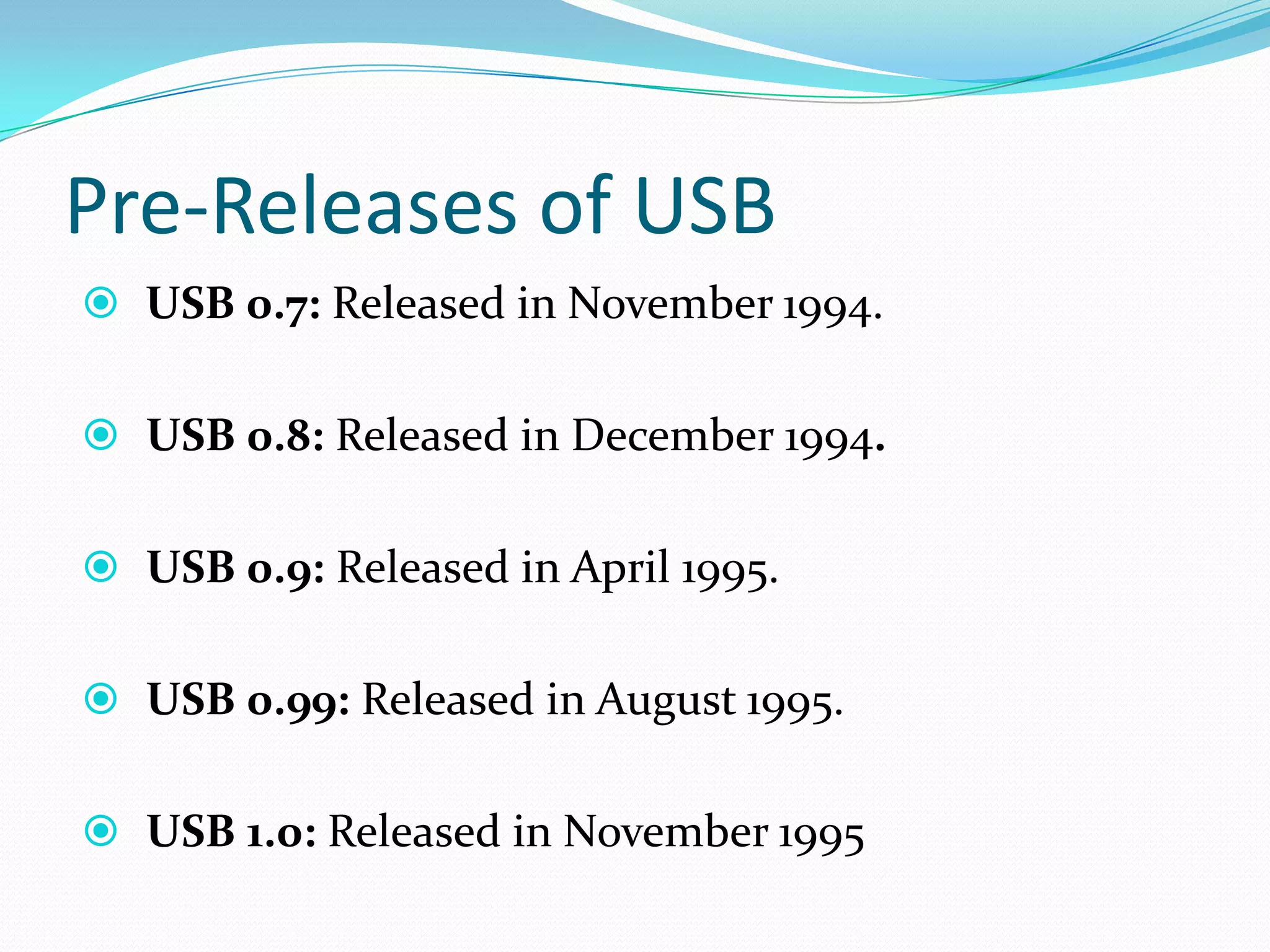 Usb Universal Serial Bus Pptx Computer Peripherals Computing