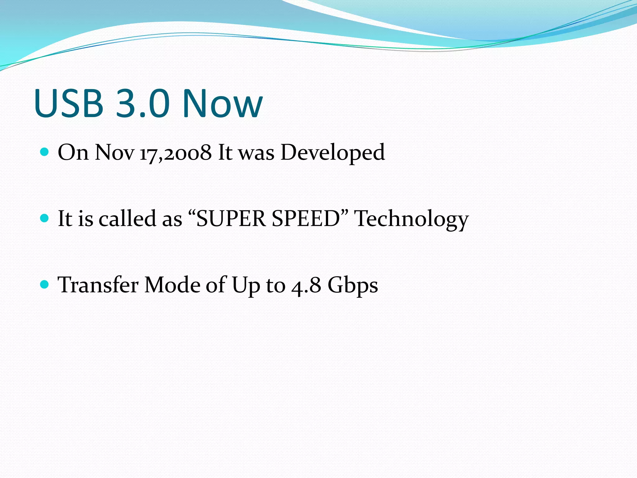 Usb Universal Serial Bus Pptx