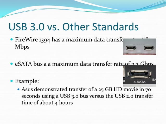 Usb Universal Serial Bus Pptx Computer Peripherals Computing