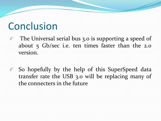 Usb Universal Serial Bus Pptx Computer Peripherals Computing