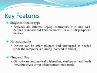 Usb universal serial bus | PPTX