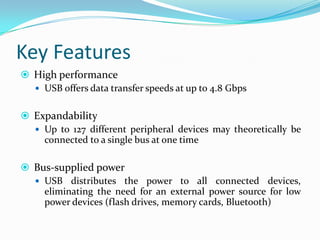 Usb universal serial bus | PPTX