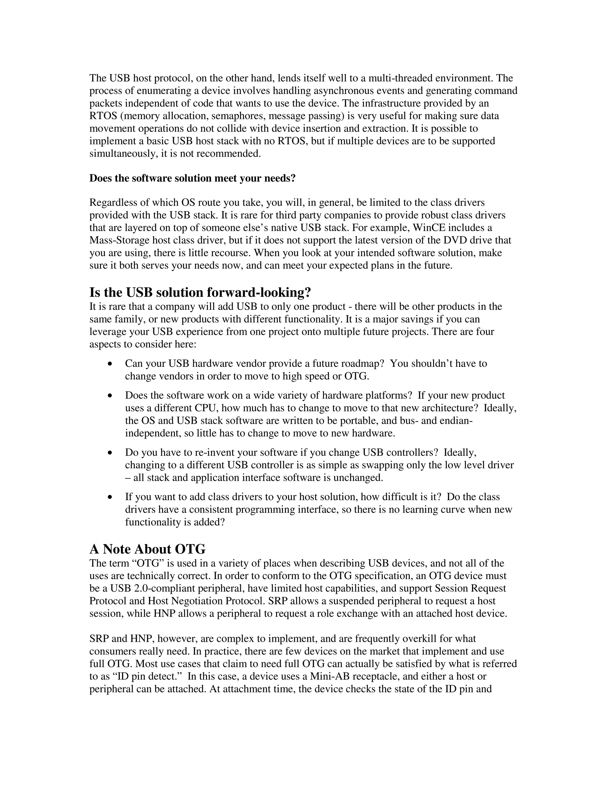 Usb Wp Implementing Usb | PDF