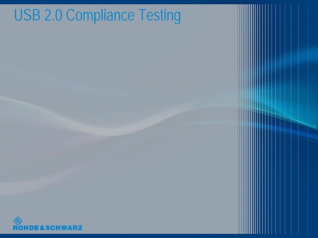 USB 2.0 Compliance Testing | PDF | Computer Networking | Computing