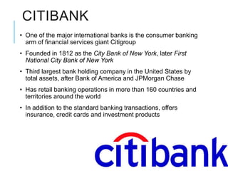 Us banking system citi finale | PPT