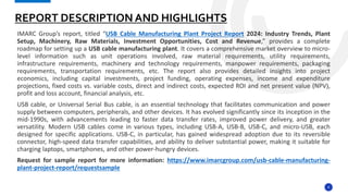 USB Cable Manufacturing Plant Project Report.pptx | Manufacturing ...