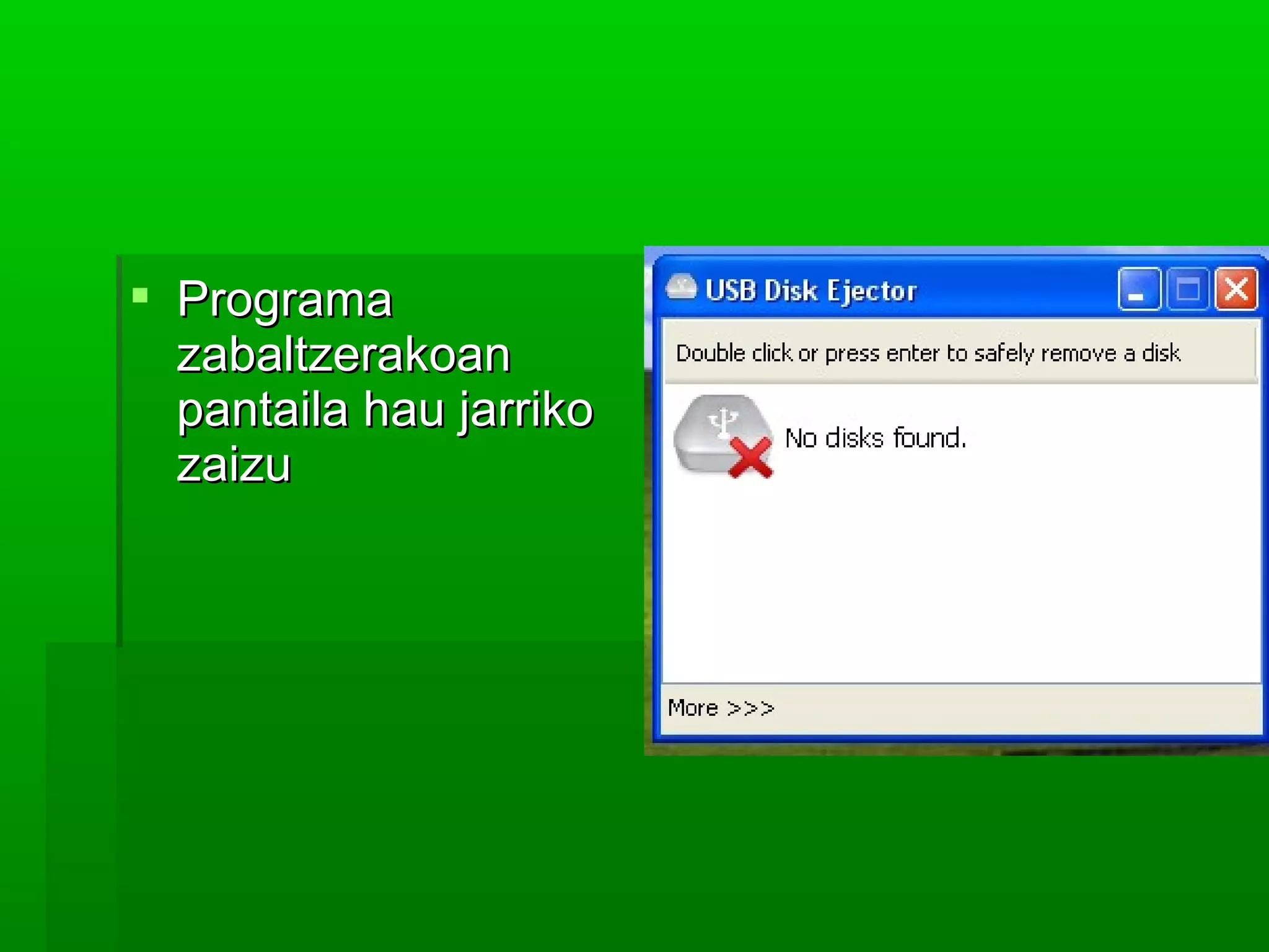 Usb disk ejector | PPT