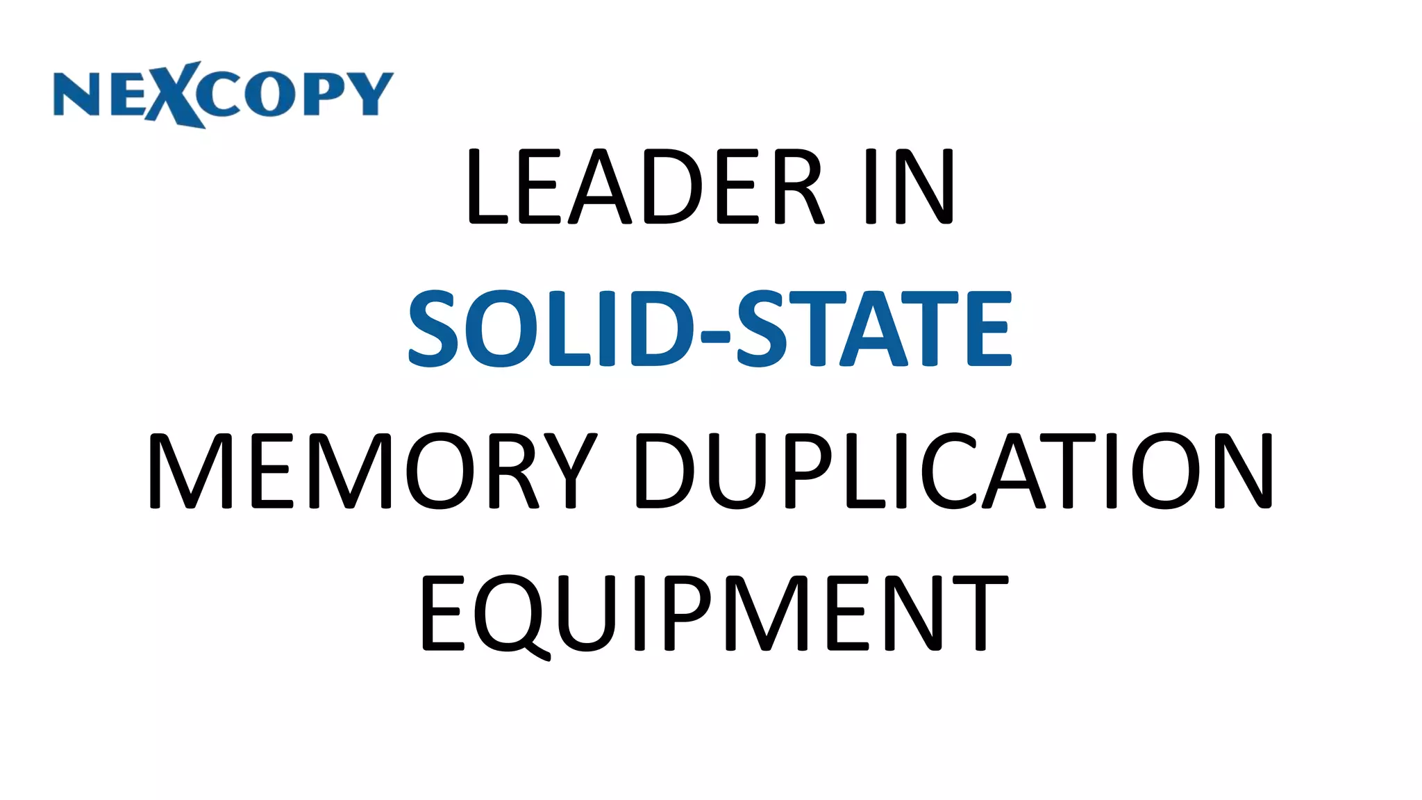 USB Duplicator by Nexcopy, Model USB600PC | PPT