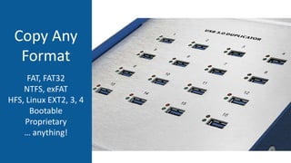 USB Duplicator by Nexcopy, Model USB600PC | PPT