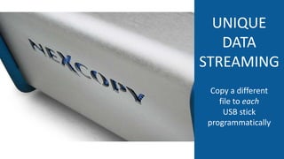 USB Duplicator by Nexcopy, Model USB600PC | PPT