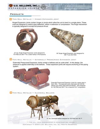 U.S. Bellows Expansion Joint Brochure | PDF