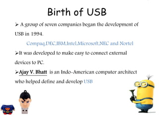 USB Universal Serial Bus | PPTX