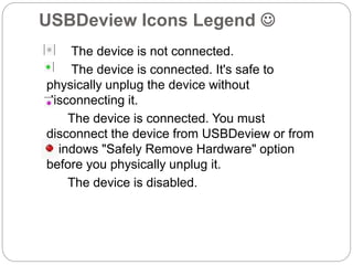 USB FORENSICS.pptx for the purpose of fo | PPTX
