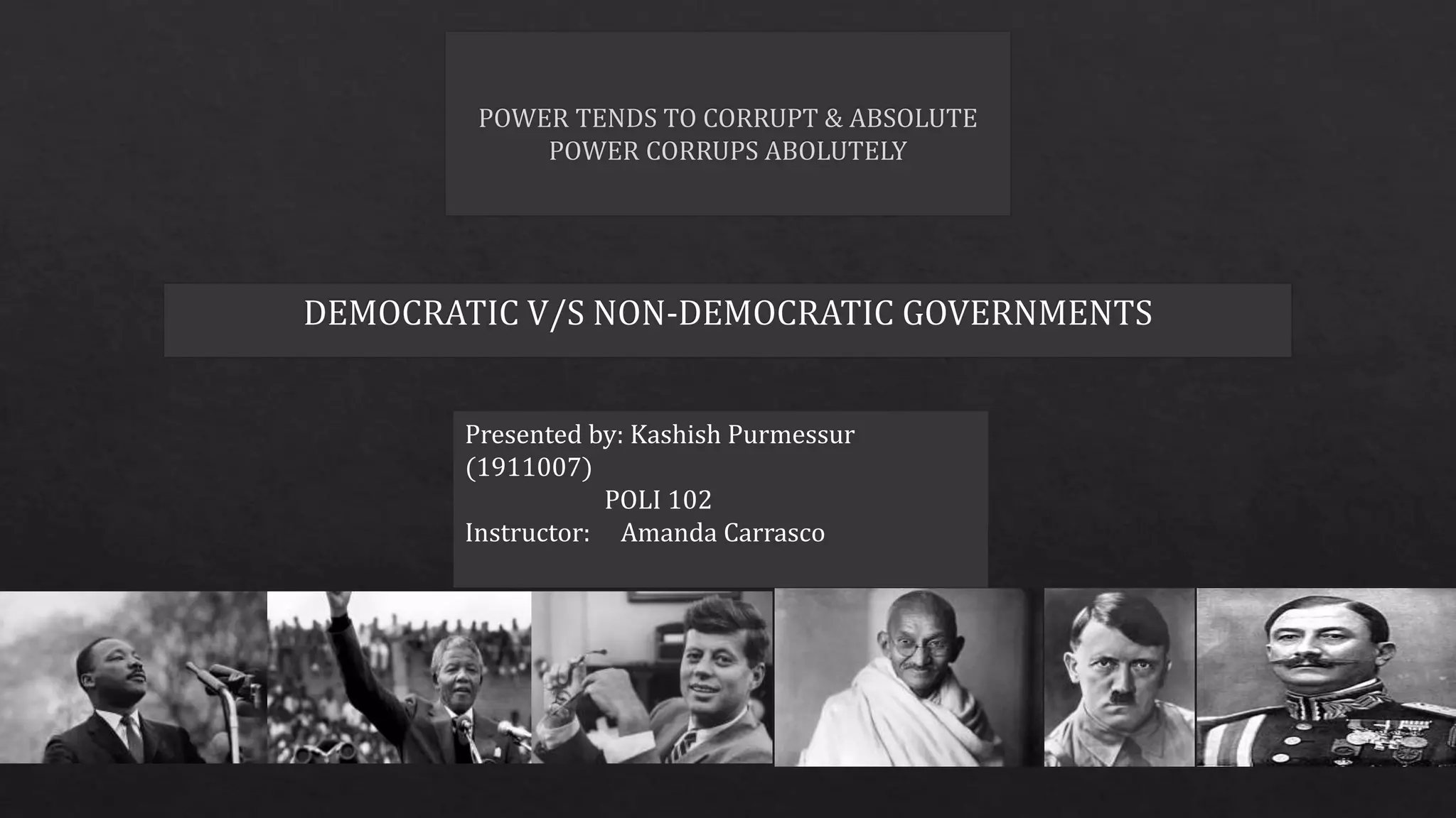 Democratic vs non_democratic_government | PPTX