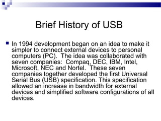 Usb information | PPT