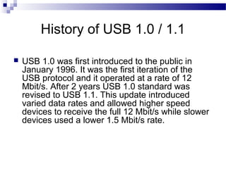 Usb information | PPT