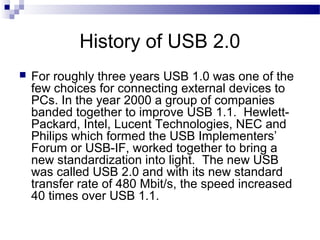 Usb information | PPT