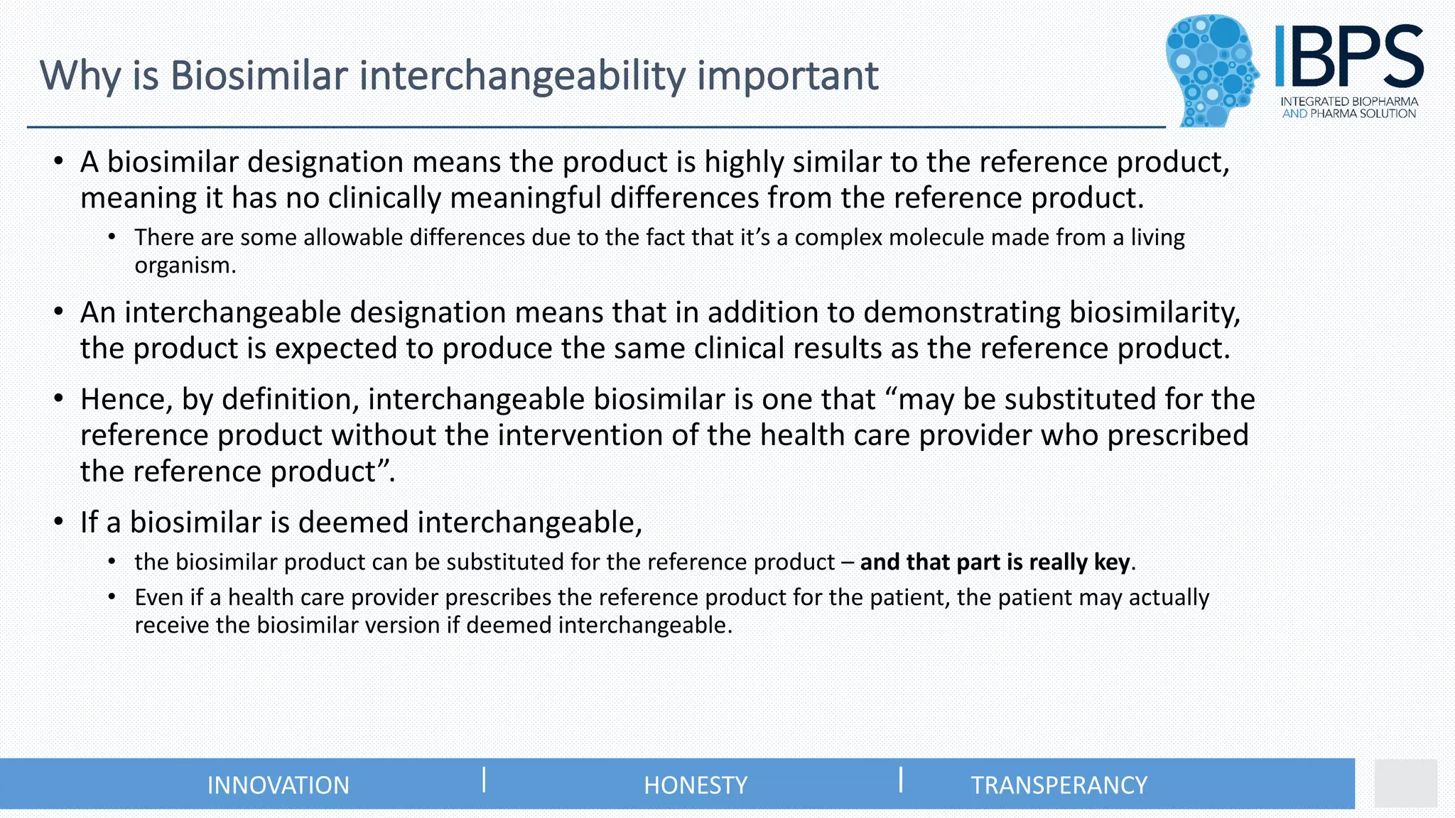 Biosimilar Interchangeability | PDF