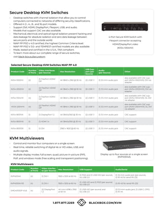 KVM EXTENDERS AND SWITCHES | PDF
