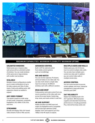 Radian Video Wall Processor | PDF