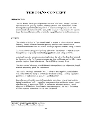 Us boarder patrol sniper program | PDF