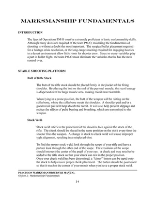 Us boarder patrol sniper program | PDF