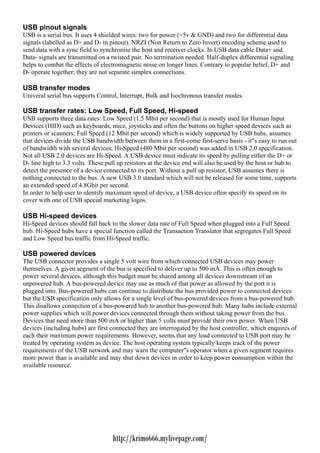 Usb Pinout | PDF