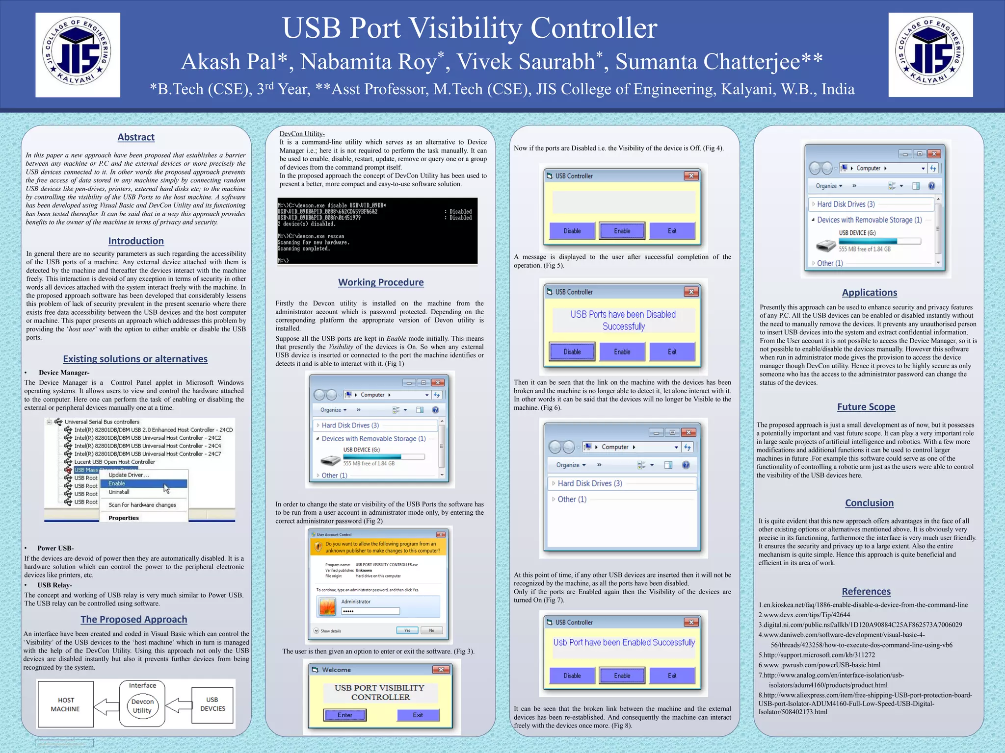 Usb port visibility controller poster | PDF