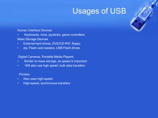 USB presentation by Mishuk | PPT