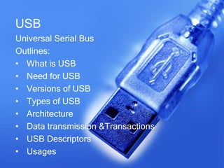 USB presentation by Mishuk | PPT