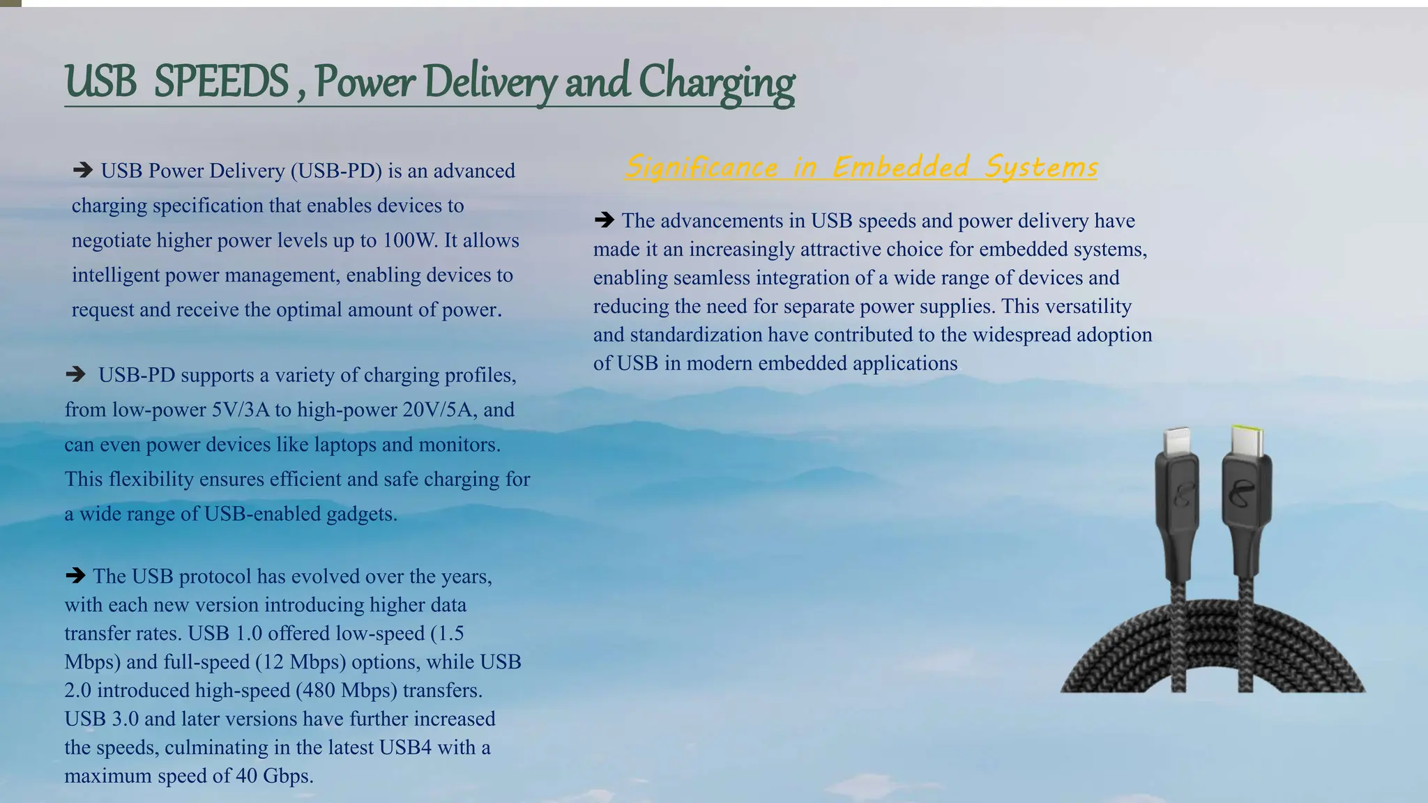 usb protocol and its various application | PPTX | Computer Networking | Computing