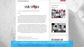 Usb spy 1.0 ppt | PPT