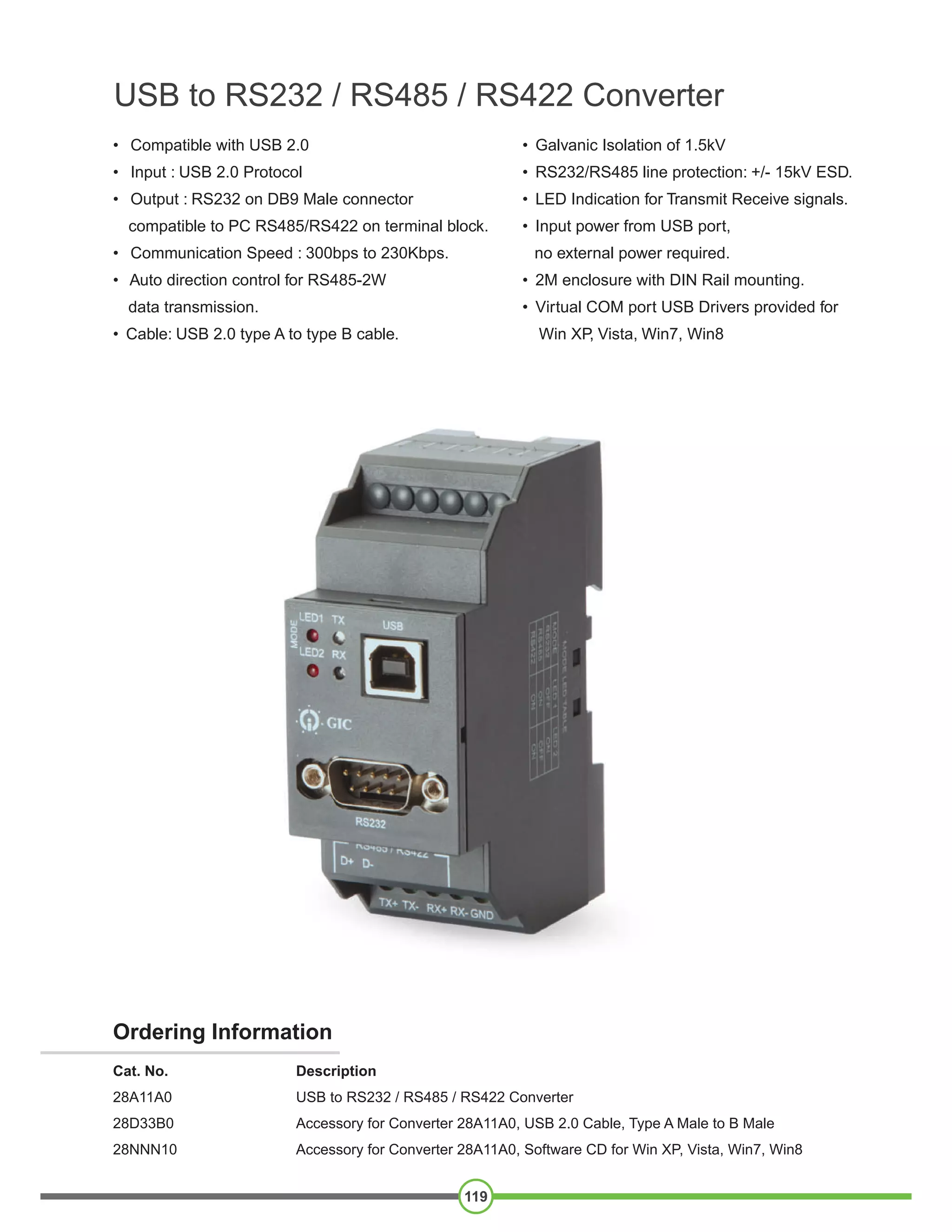 Usb to rs232 converter | PDF