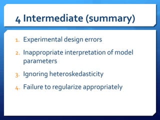 Common Errors in ML | PPT